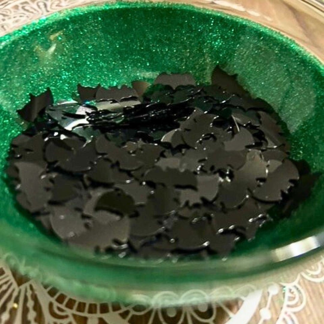 Black Bat Confetti Mix, Custom Confetti Supply, Halloween Craft Mix ...