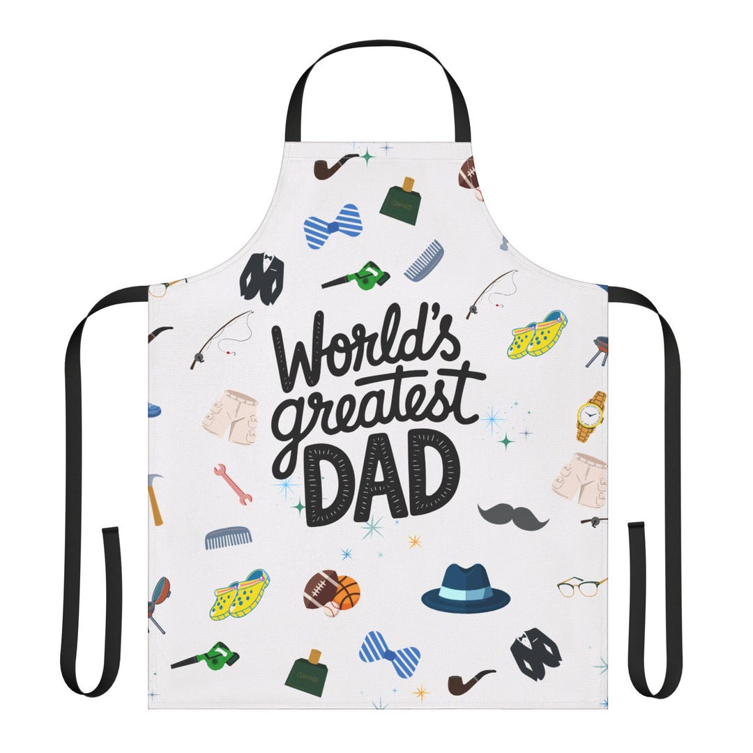 World's Greatest Dad Apron, Father's Day Gift - Etsy