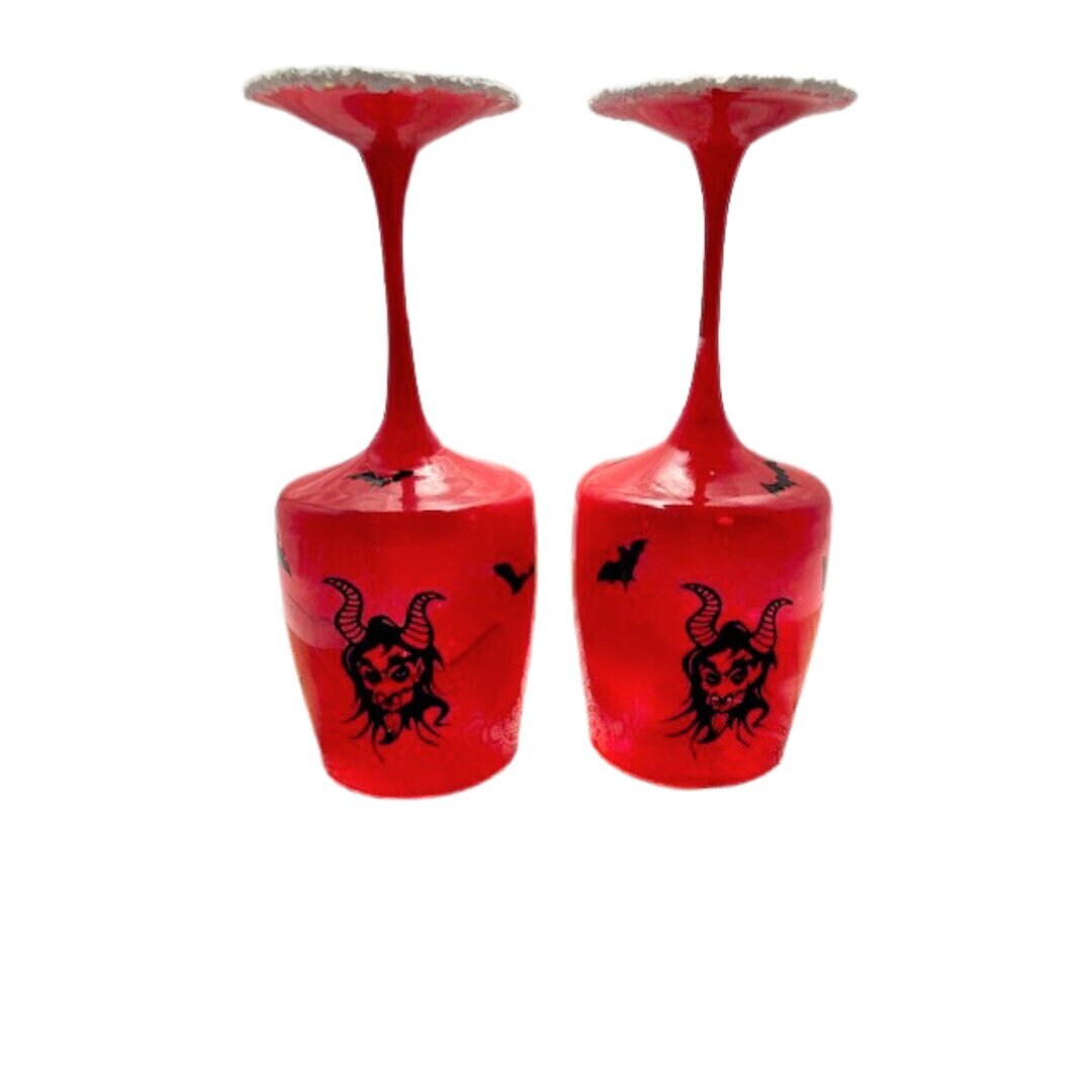 Mythical Home Decor, Krampus Candle Holders, Gothic Home Decor, Spooky ...