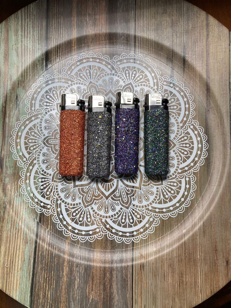 Halloween Color Glitter Lighters Glam Lighter Set Fun - Etsy