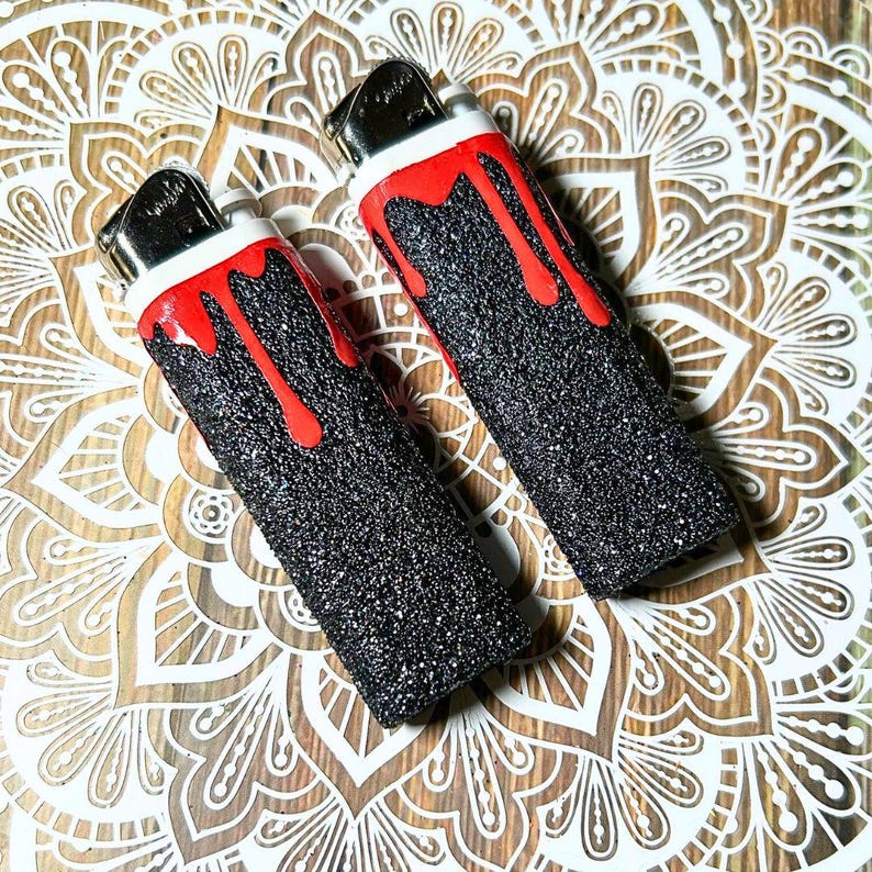 Bloody Valentine Decorated Lighters, True Crime Novelty Accessory ...