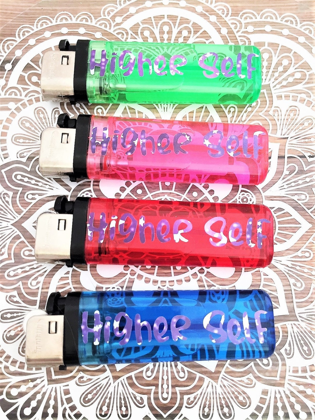 Higher Self Lighters, Fun Custom Lighter Set, Candle Lighting Accessory ...