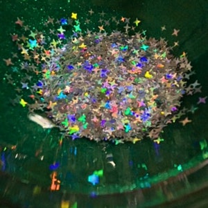 Small Glitter Star Mix, Custom Glitter Supply, Tumbler Glitter, Glitter ...