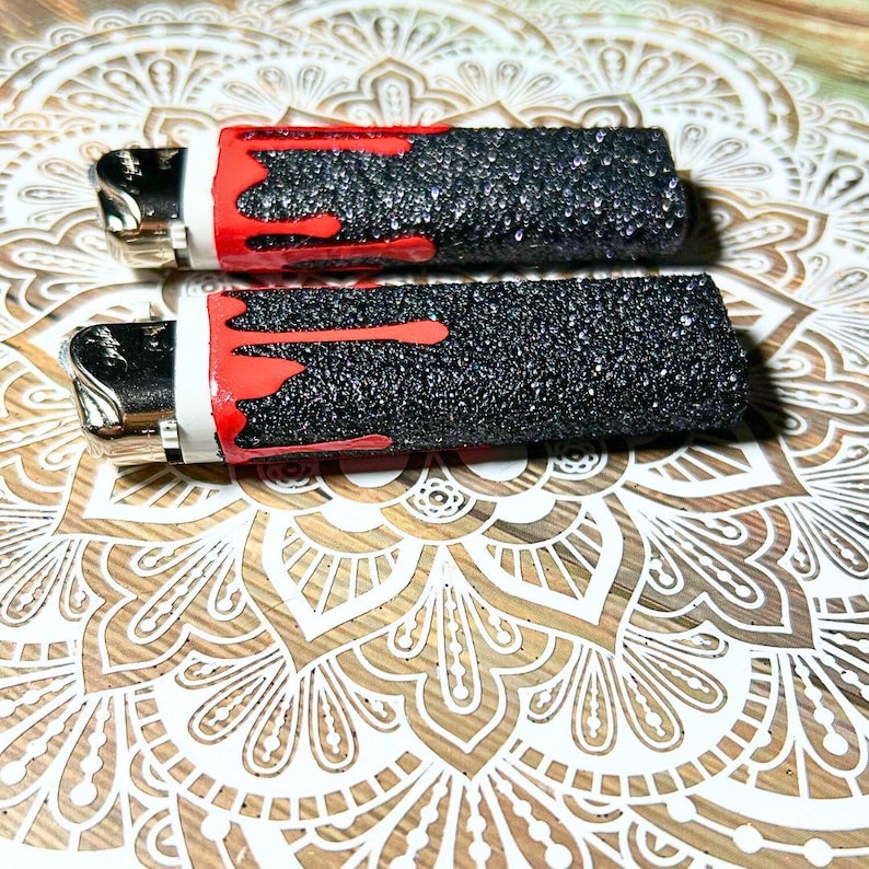 Bloody Valentine Decorated Lighters, True Crime Novelty Accessory ...