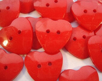 Heart buttons | Etsy