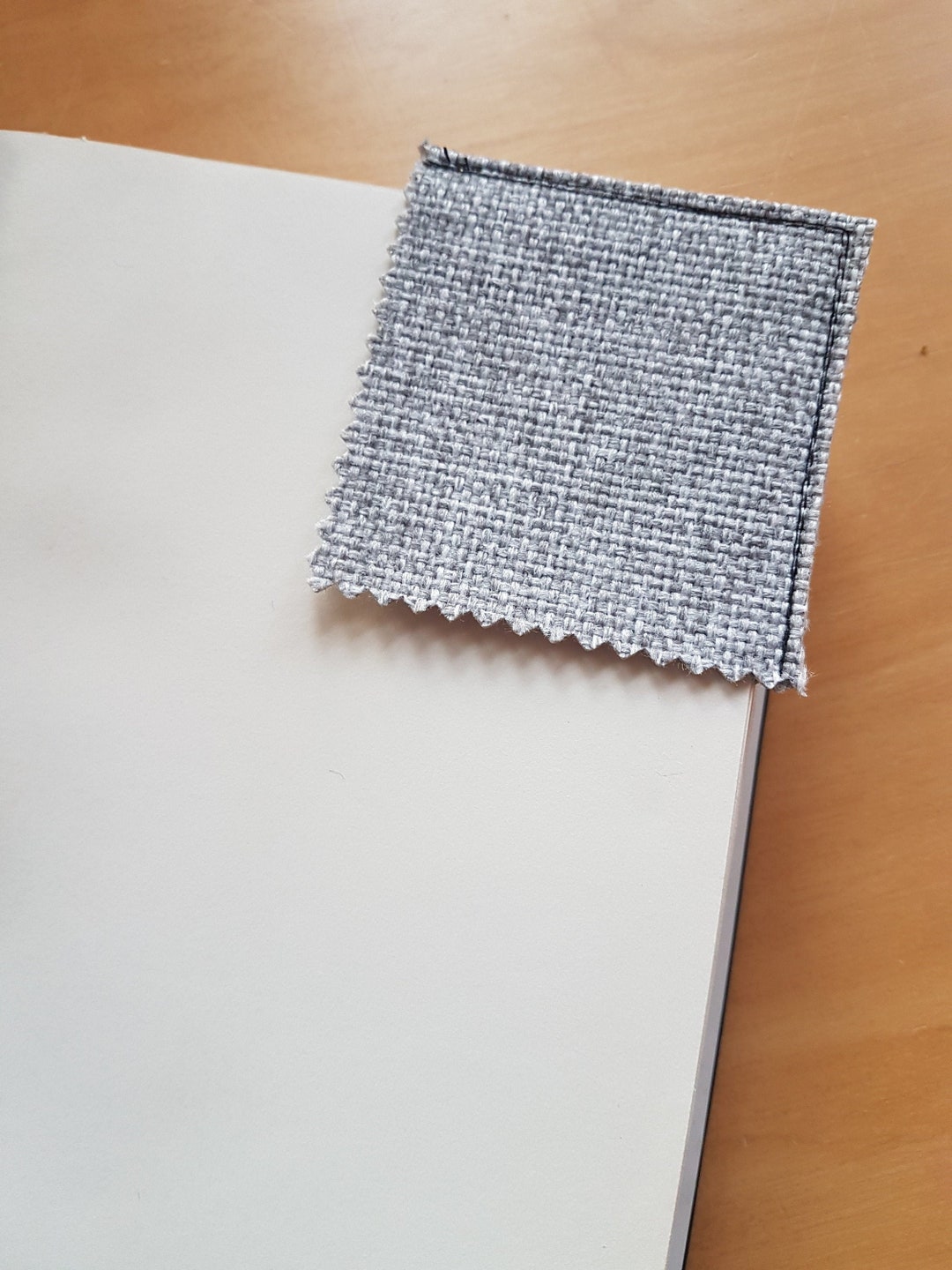 Handmade Grey Bookmark Mens Gift Upcycle Birthday, Friendship, Book ...