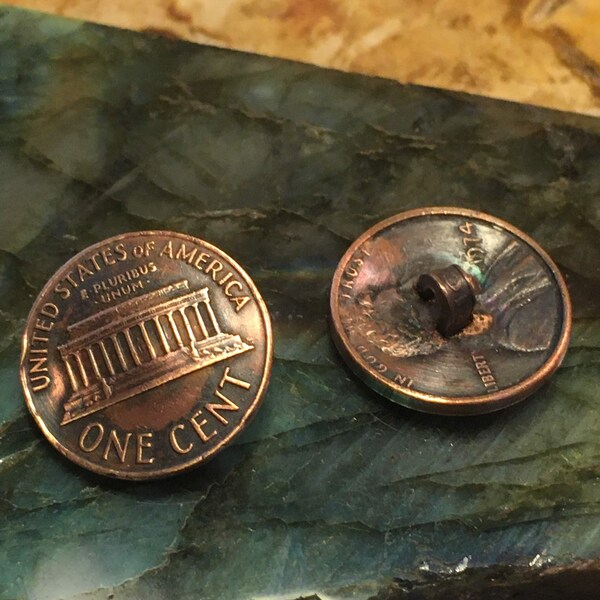 Copper Buttons - Etsy