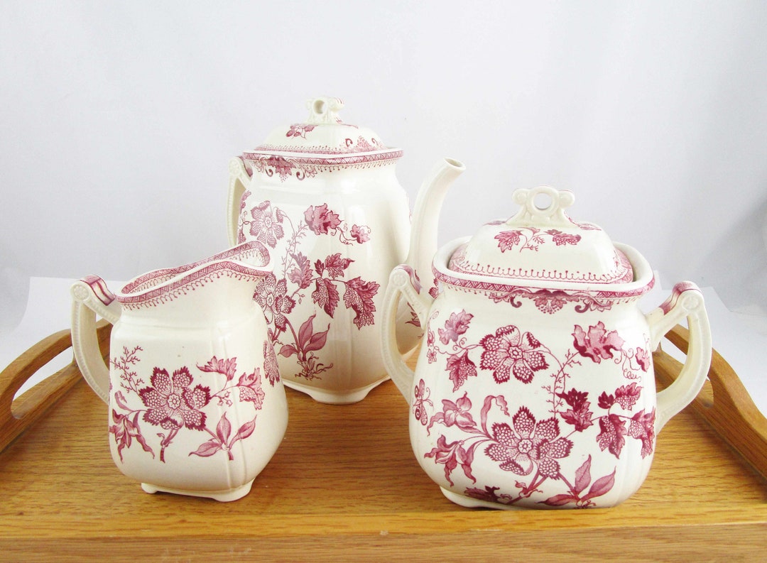 1800s 'J. F. Wileman' Earthenware - 'chinese Plant' Pattern - English ...