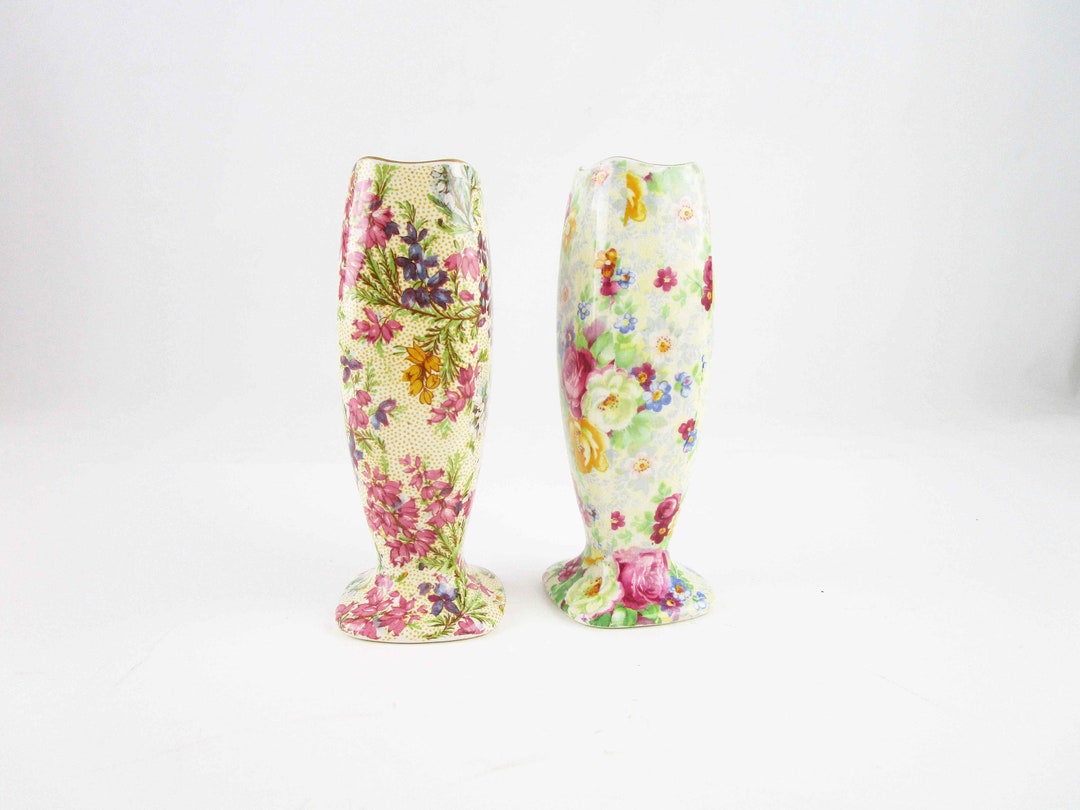 Vintage 'lord Nelson Ware' England - Chintz 5" Bud Vase - 'heather ...