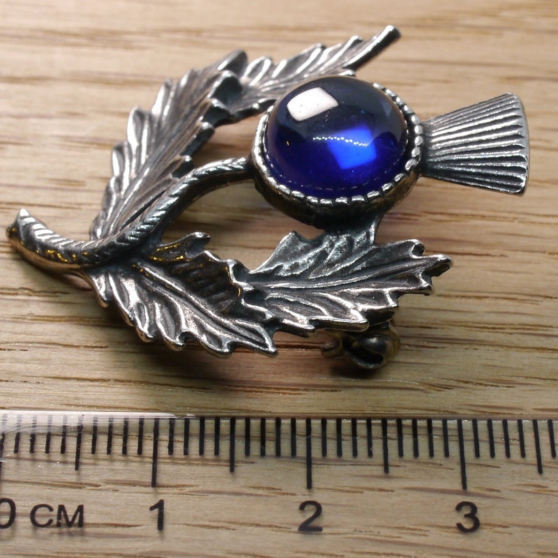 Blue Brooch - Etsy