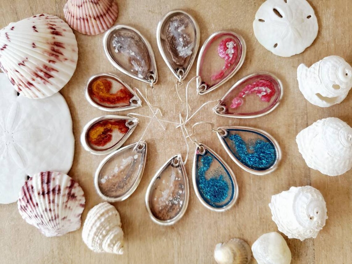 Cathedral Earrings Copper Spatters Gift for Her - Etsy