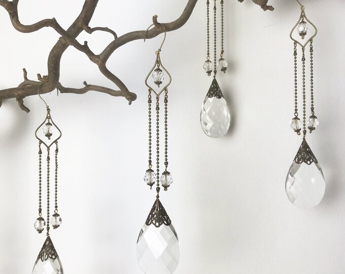 6-set Unique Crystal Decor Hangings, Suncatcher Crystals for Windows ...