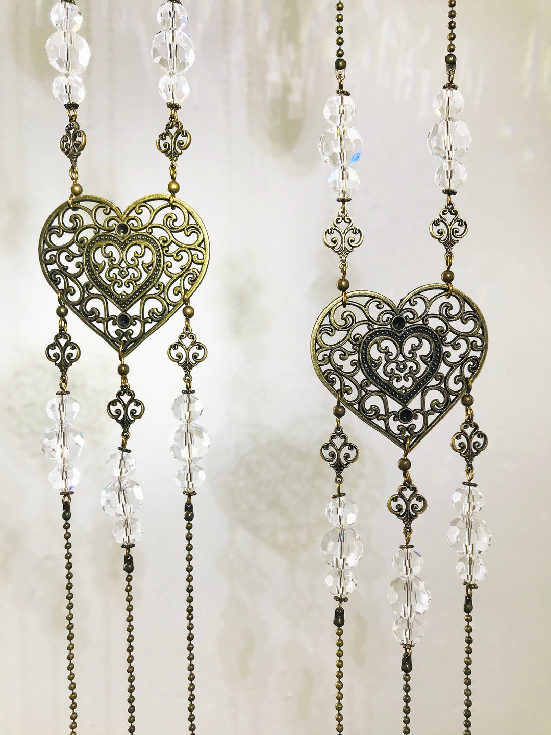 Elegant Long Unique Window Decoration Crystal Suncatcher Hanging ...