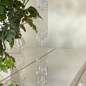 Unique Crystal Window Decoration Suncatcher Chandelier Hanging, Sun ...