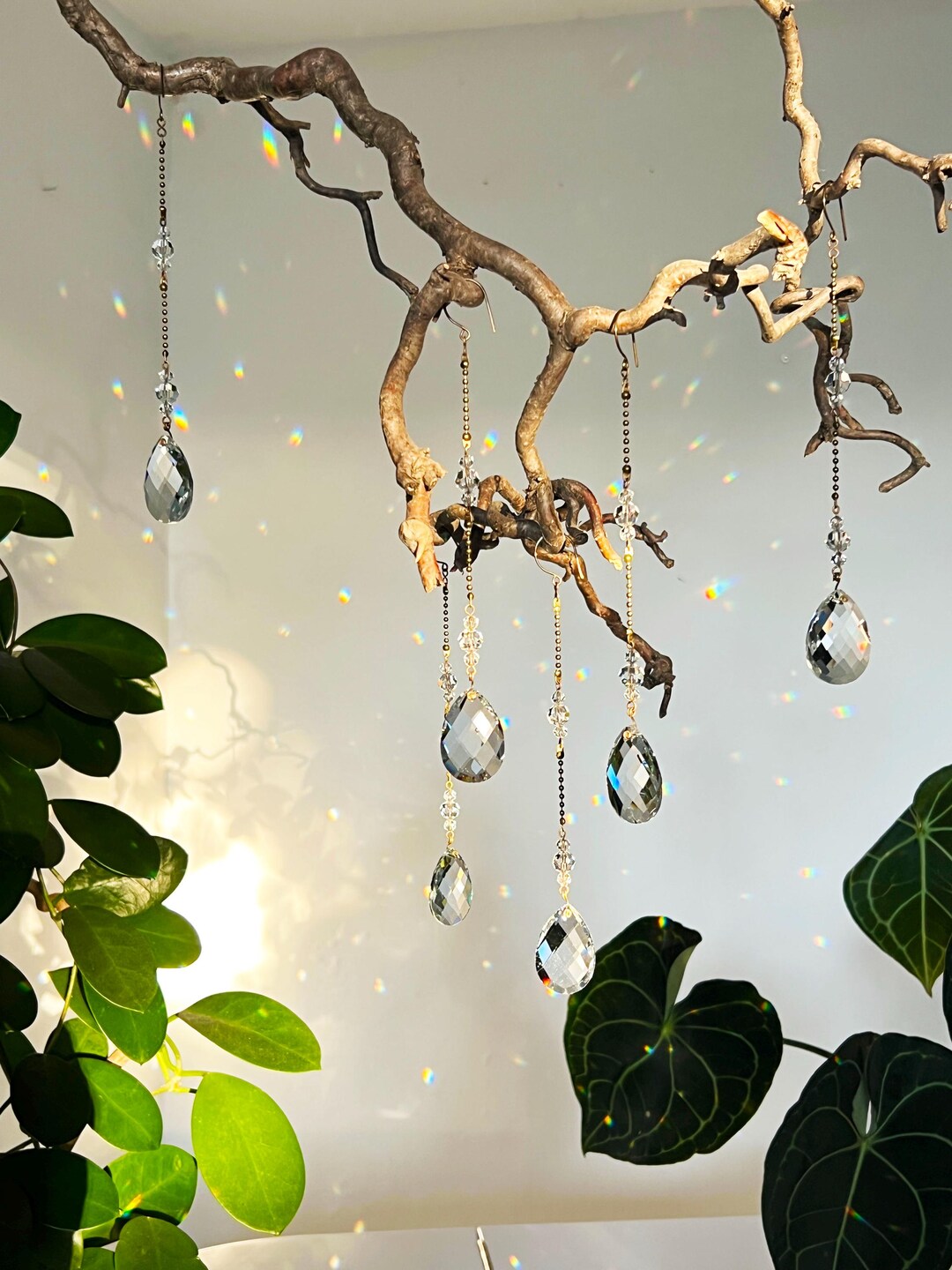 6- or 9-set Elegant Authentic Glass Crystal Decor Hangings, Suncatcher ...