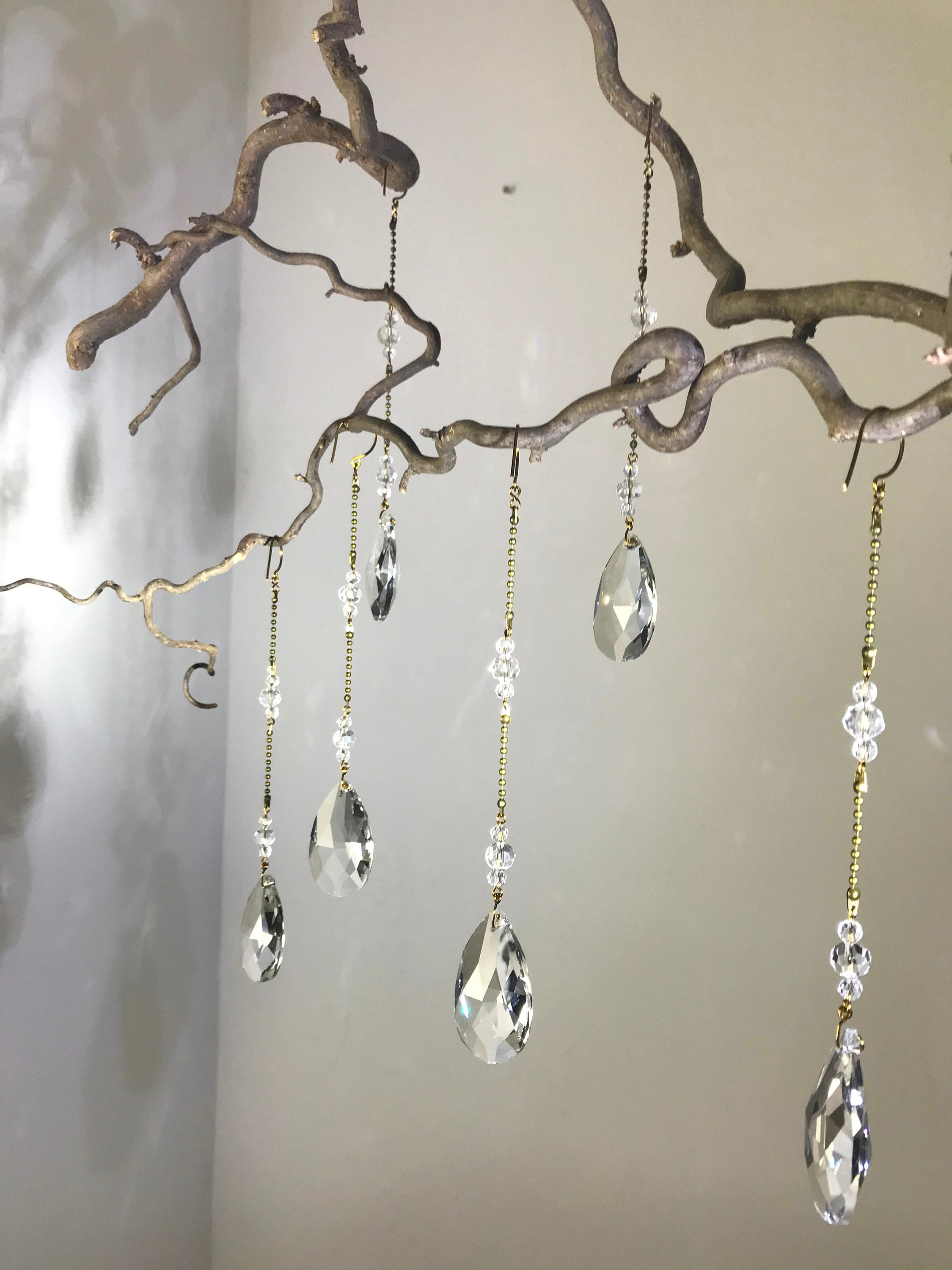 6 or 9-set elegant Crystal decor hangings suncatcher | Etsy