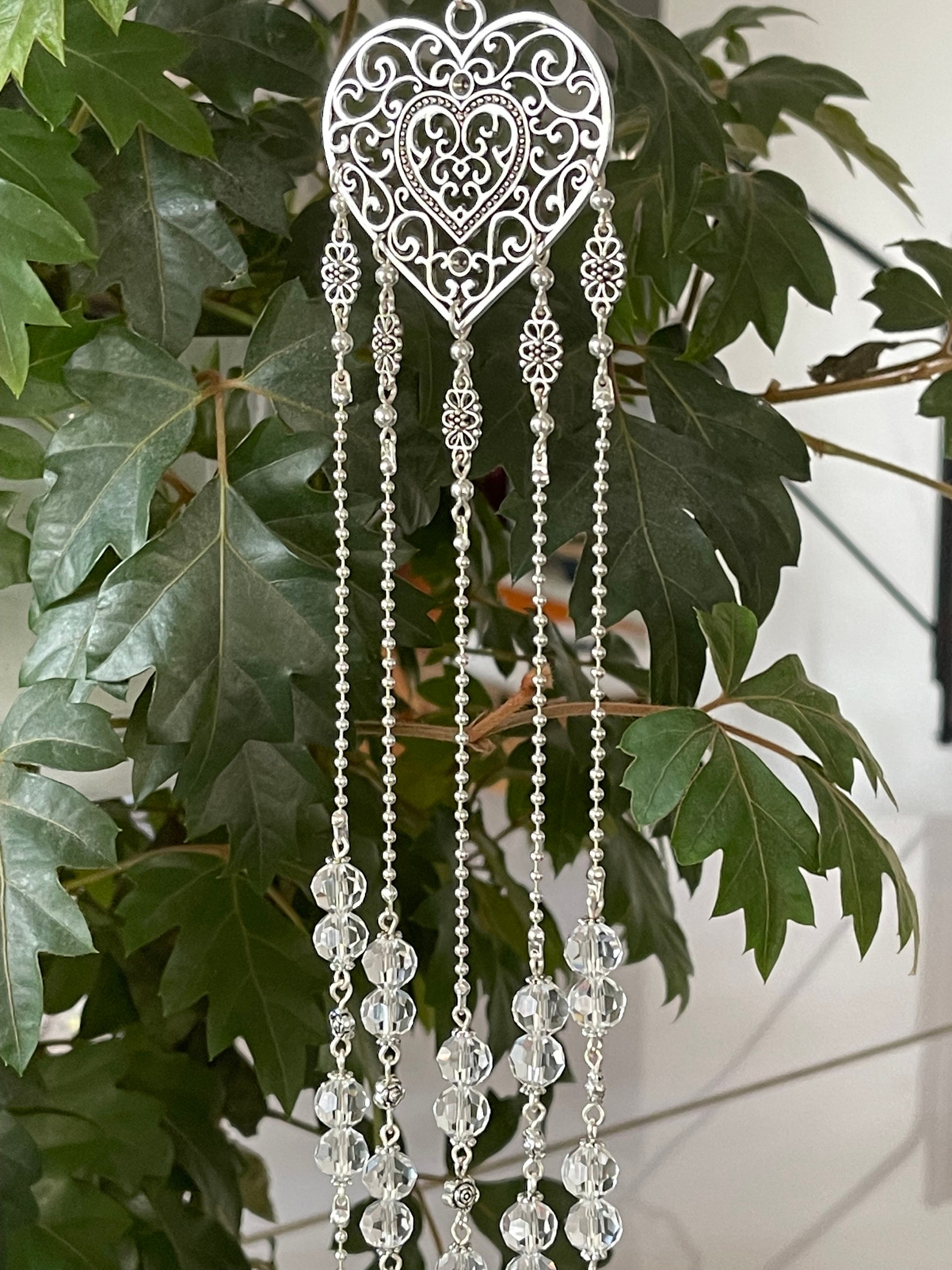Unique Crystal Window Decoration Suncatcher Chandelier - Etsy