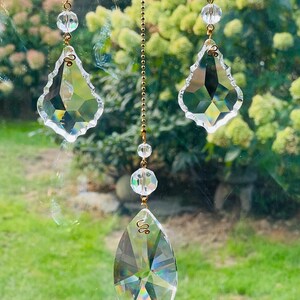 Crystal Suncatcher Set: Window Prism Light Catcher, Christmas ...