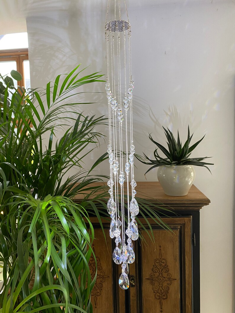 Elegant Crystal Suncatcher Chandelier Lightcatcher Crystals - Etsy