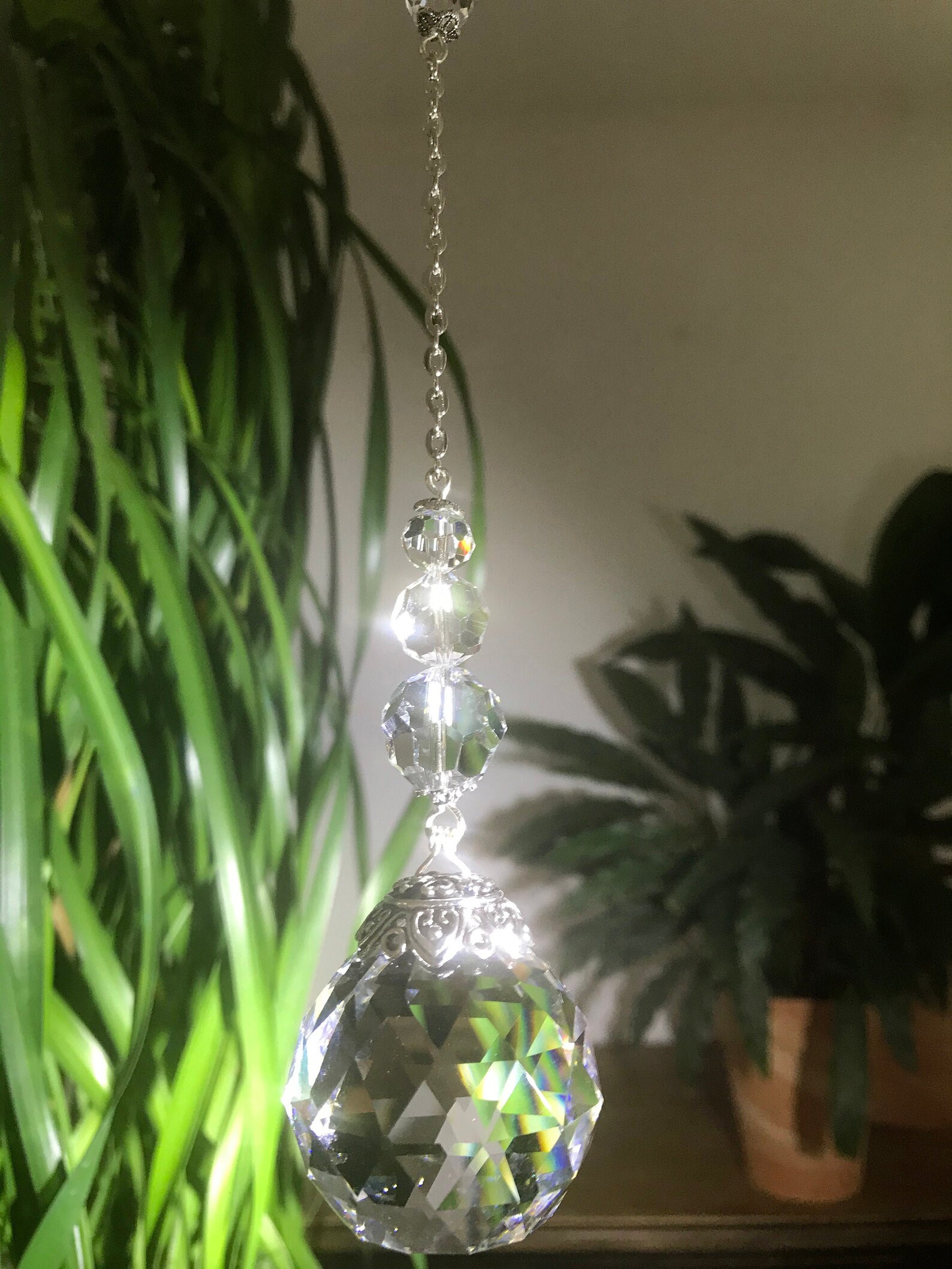 Elegant Crystal Ball Suncatcher, Suncatcher Crystals for Windows ...