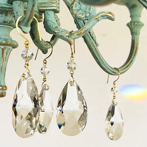 Set of 6 Crystal Decorative Drops for Chandeliers, Candelabras ...