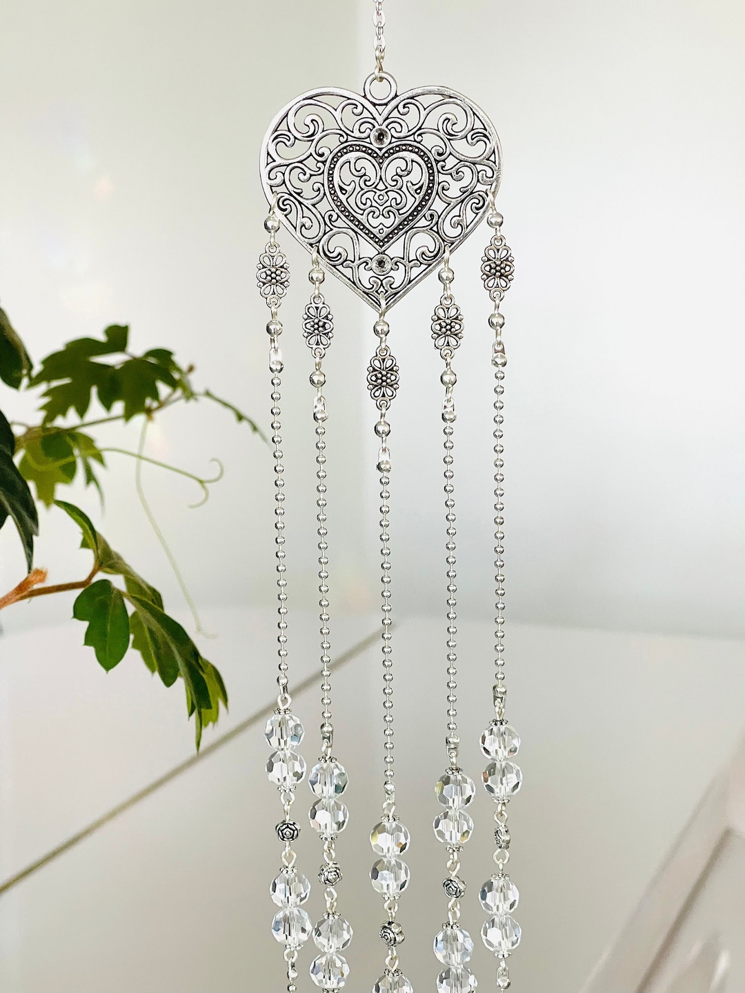 Unique Crystal Window Decoration Suncatcher Chandelier Hanging, Sun ...