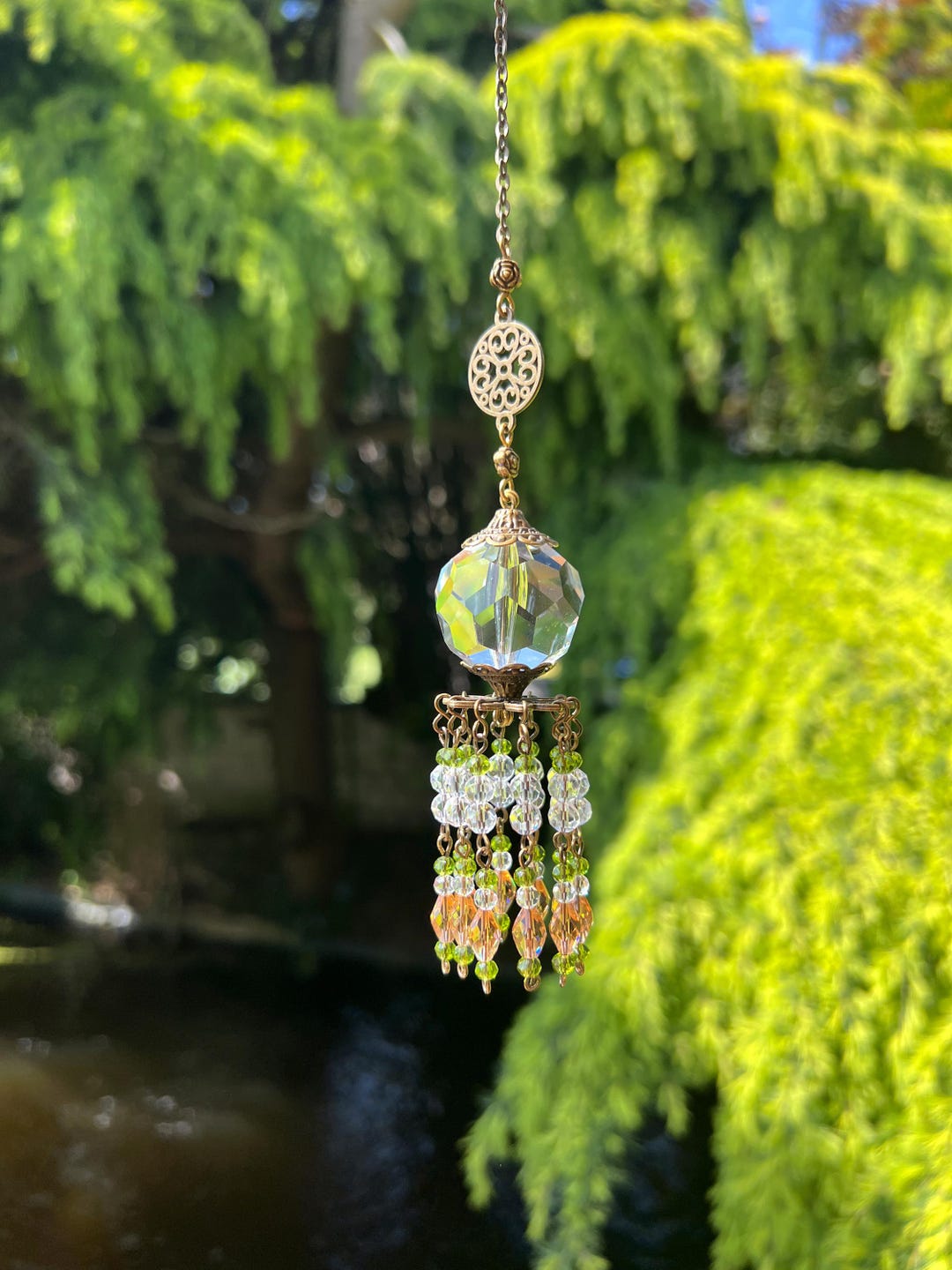 Crystal Suncatcher Spinner: Rainbow Maker Window Hanging - Etsy