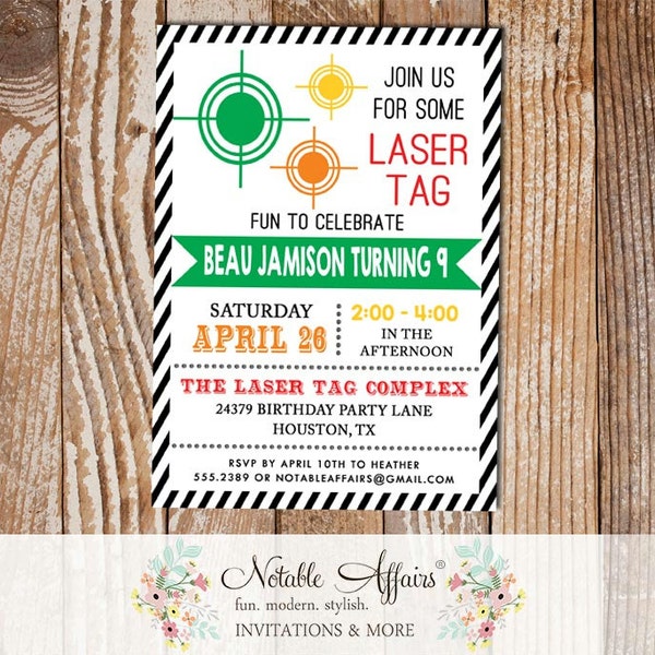 Laser Print Invitation - Etsy