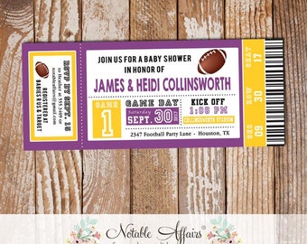 Lsu Tailgate Invitation - Etsy