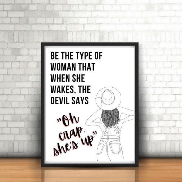 Oh Crap Shes Up - Etsy