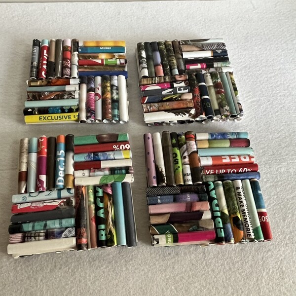 Recycled Magazine Art - Etsy