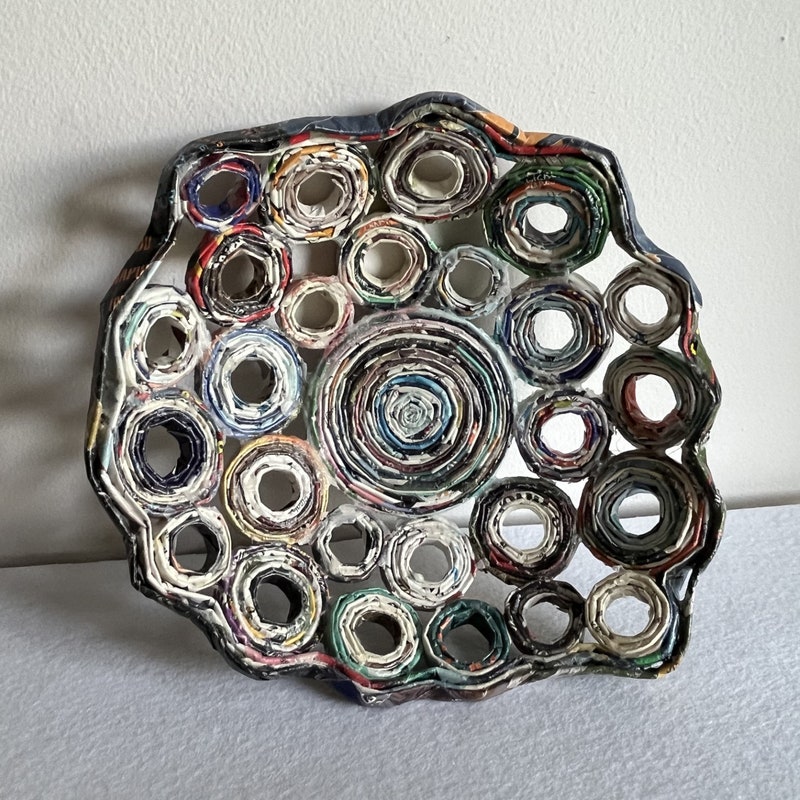 Rolled Magazine Art - Etsy