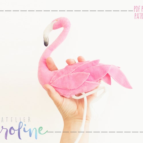 Downloadable Stuffed Flamingo Sewing Pattern - Etsy