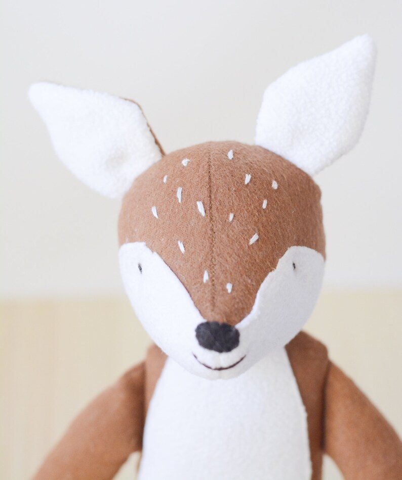 Downloadable Sewing Pattern and Tutorial Stuffed Toy Deer - Etsy UK