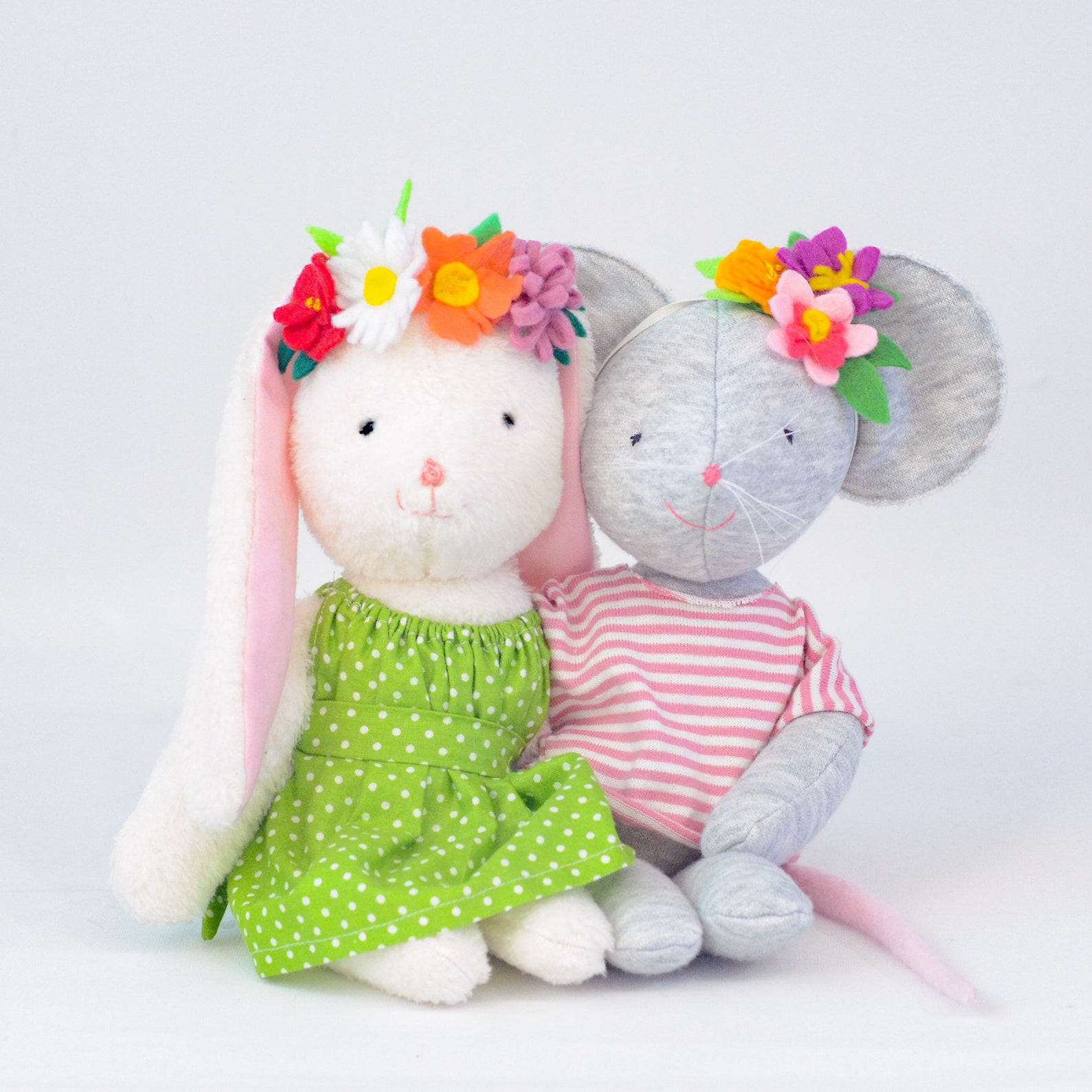 Bunny Rabbit Plush Pdf Sewing Pattern and Tutorial Small and - Etsy
