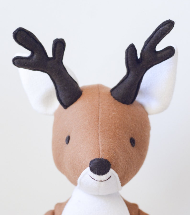 Downloadable Sewing Pattern and Tutorial Stuffed Toy Deer - Etsy UK