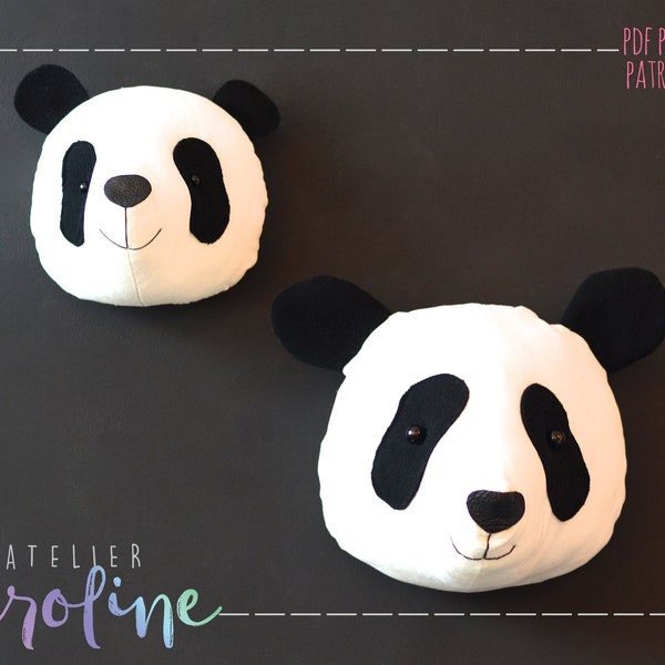 Panda Sewing Pattern - Etsy