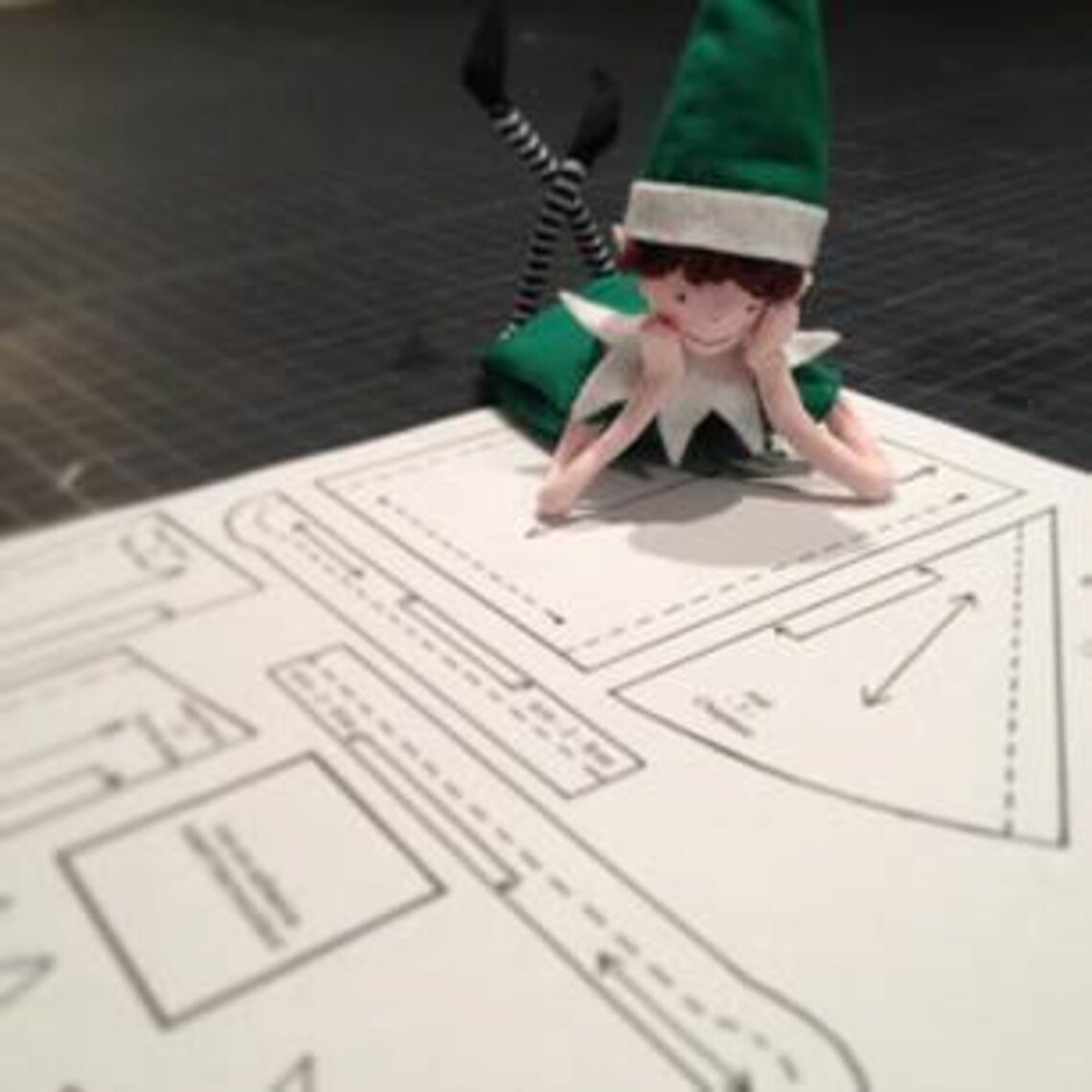 Downloadable Christmas Elf Boy and Elf Girl Sewing Pattern - Etsy