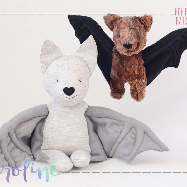 Bat Stuffed Animal - Etsy