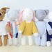 Stuffed Animal Clothes Sewing Pattern: Mouse, Cat, Bunny, Dog (PDF ...