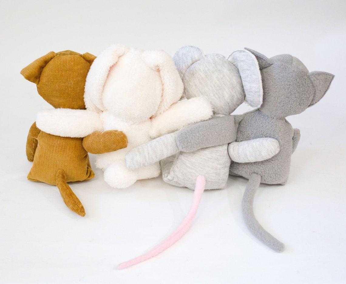 Bunny Rabbit Plush Pdf Sewing Pattern and Tutorial Small and - Etsy