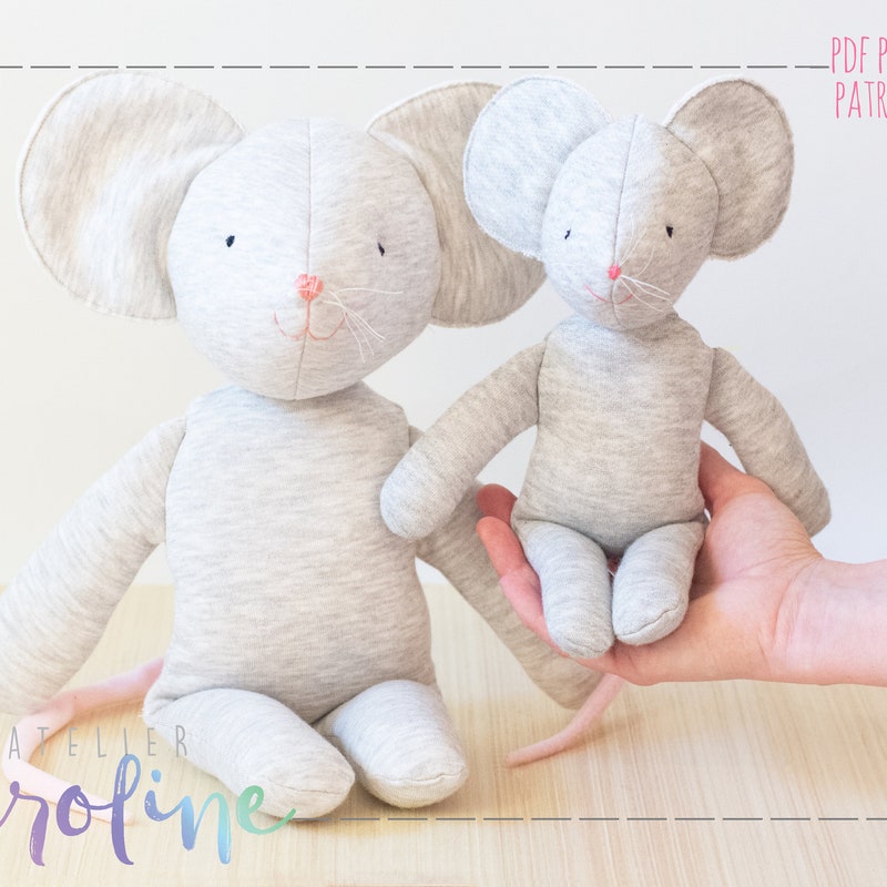 Stuffed Mouse - Etsy