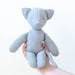 Downloadable PDF Sewing Patterns (4), SMALL Stuffed Toy Bunny Rabbit ...