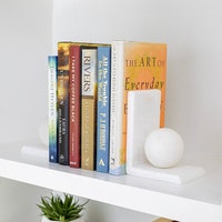 Arched Marble Bookends - Etsy
