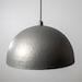 Gunmetal Hammered Dome Pendant Light Fixture - Etsy