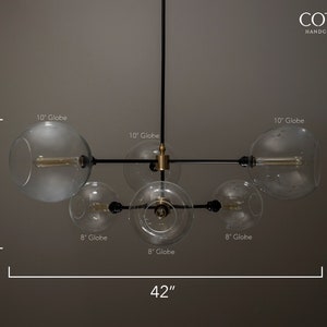 Linear Globe Chandelier - Customizable - Etsy