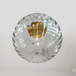 Lasina Pendant Light - Smoked Glass - Etsy