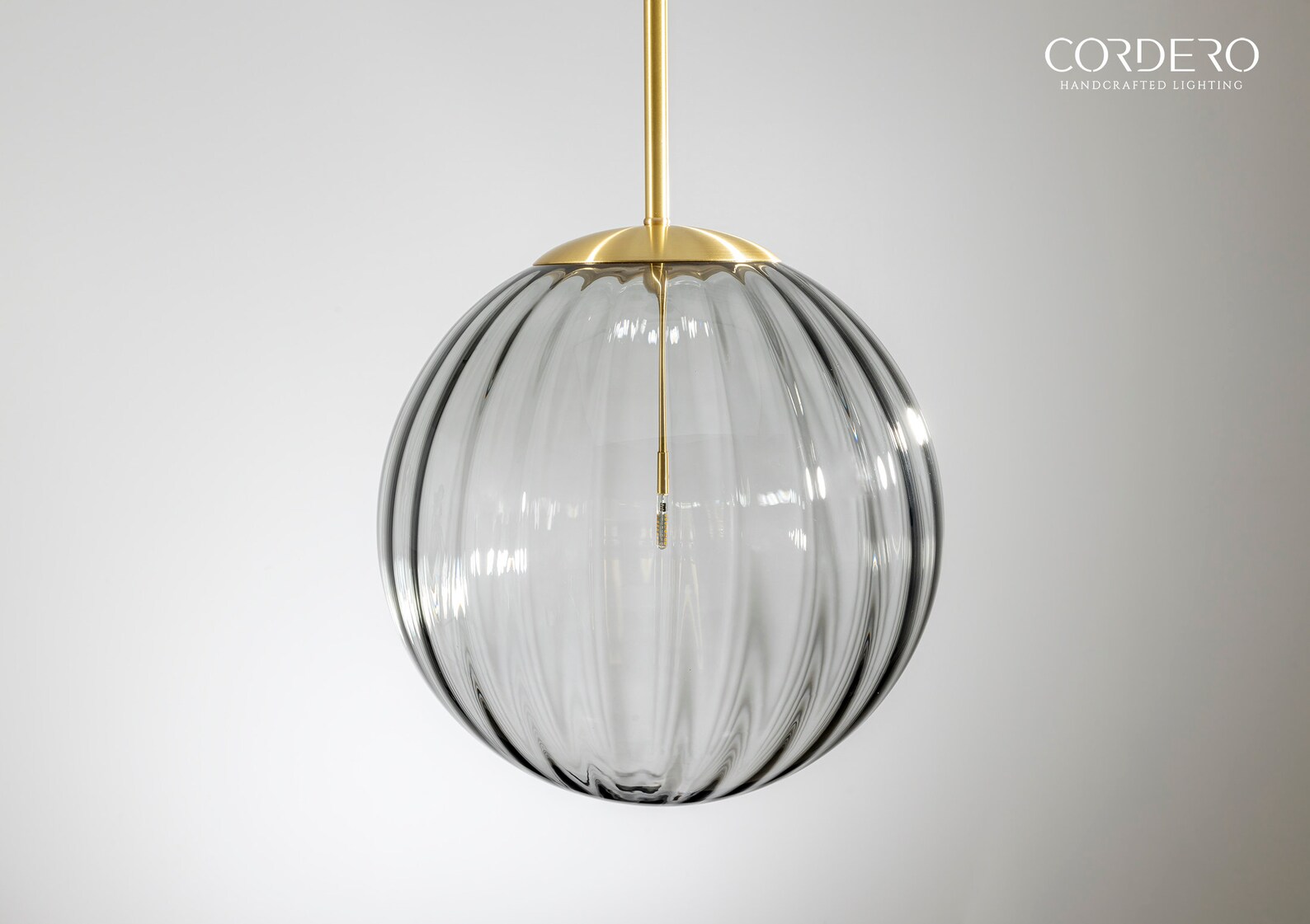 Lasina Pendant Light Smoked Glass - Etsy