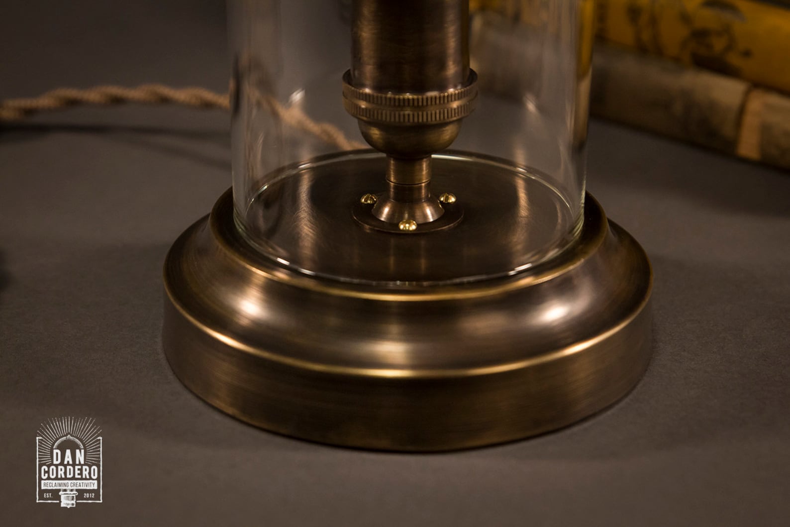 Flickering Edison Bulb Table Lamp - Etsy