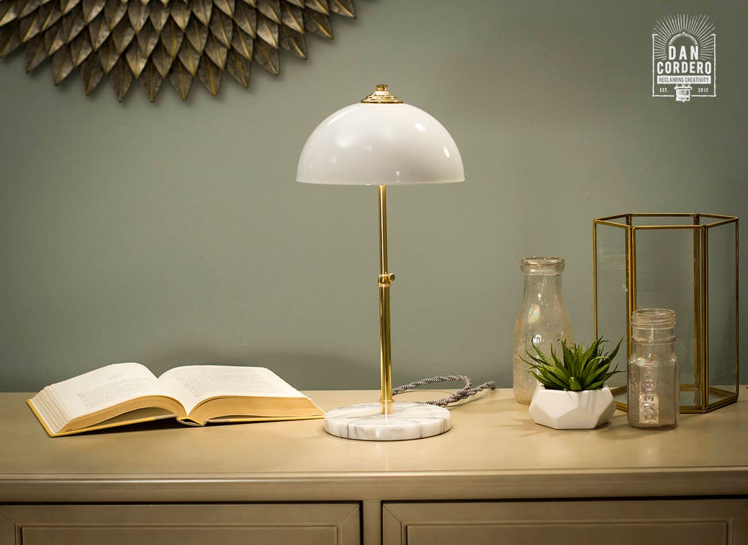 Brass and marble desk store